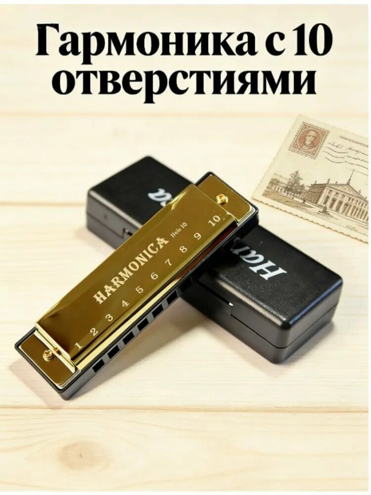 Гармоника с 10 отверстиями