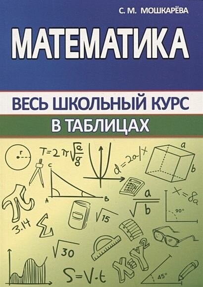 Весь школьный курс в таблицах. Математика Мошкарева С. М. Кузьма 2023
