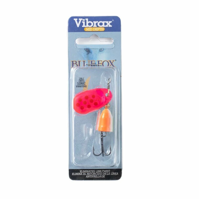 Vibrax Спиннер 5g no1 Розовый/Светло-желтый