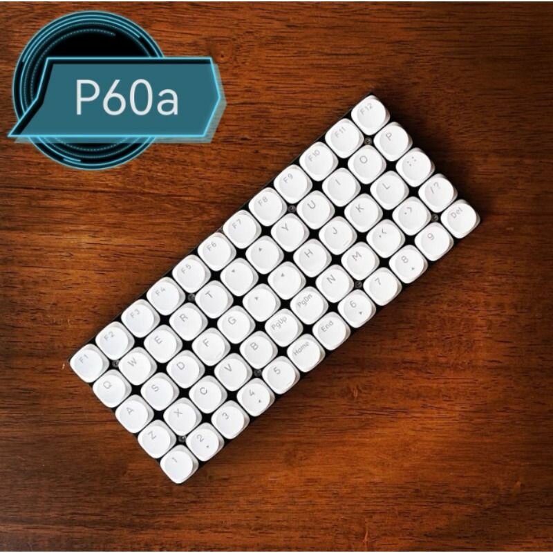 Клавиатура низкого профиля P60a Preonic Plank FR4 Алюминиевая Проводная VIAL