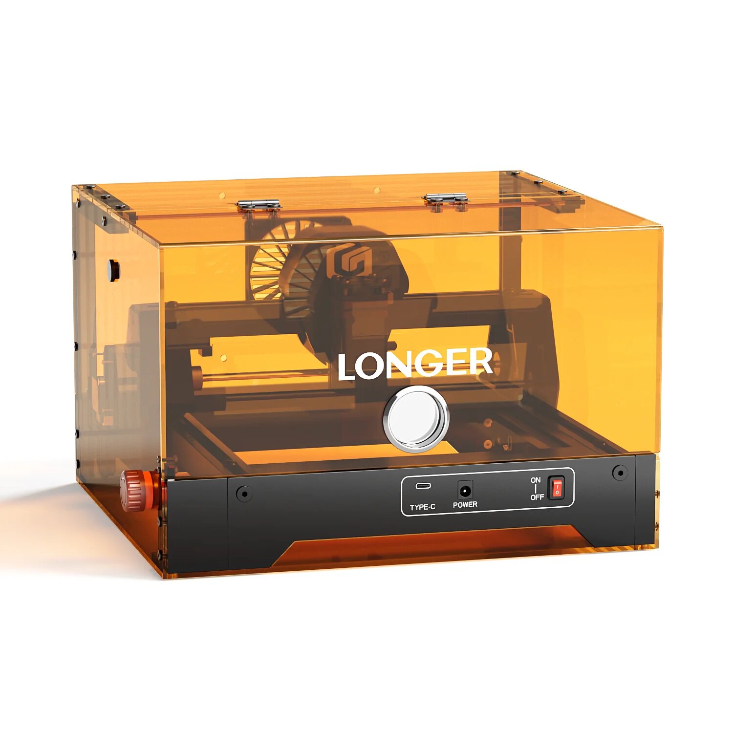 LONGER RAY5 MiniS Закрытый лазерный гравировщик, 2,5 Вт/3,5 Вт/5,5 Вт/10 Вт, 130×140 мм, Безопасность класса I, USB/WiFi/Приложение, 300+ Материалов