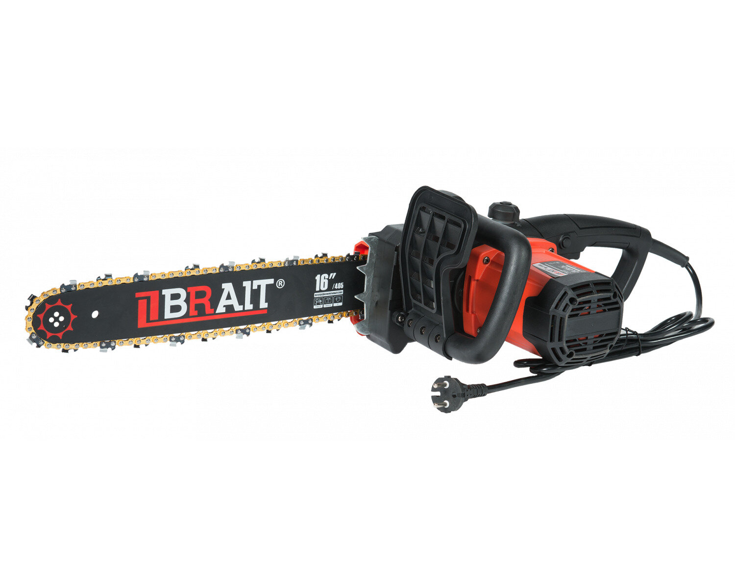 Электропила цепная BRAIT-2200 16"(2,2кВт, шина 40см-А041, цепь 3/8х1,3х57зв.) 4,8кг
