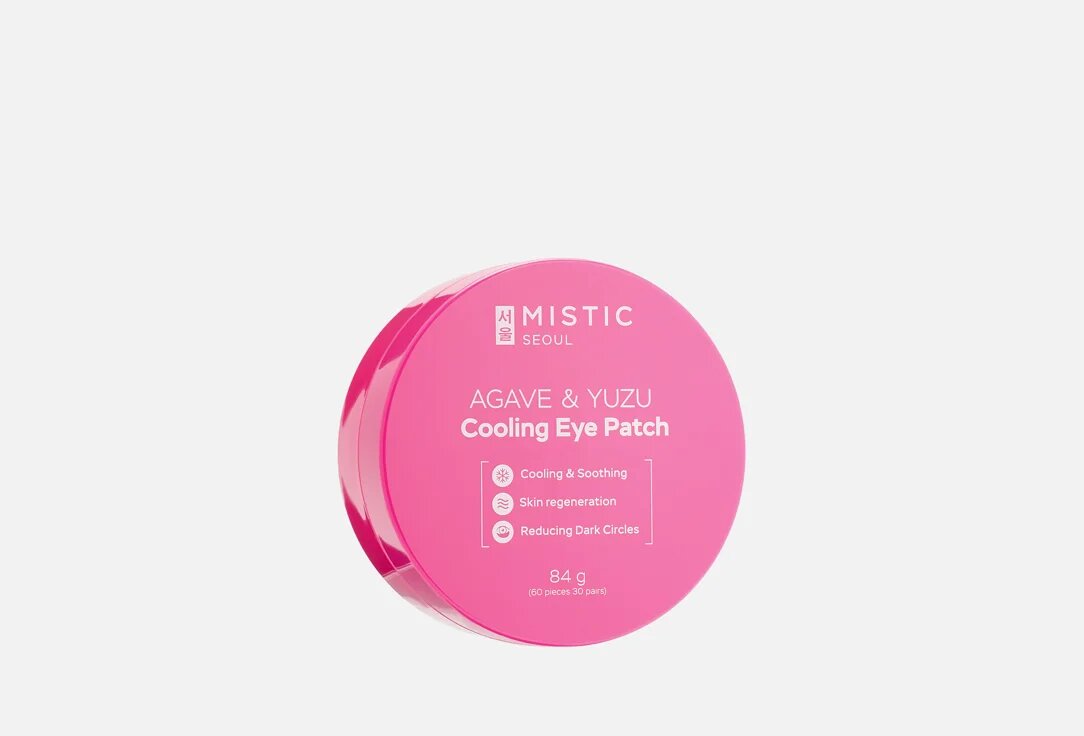 MISTIC AGAVE & YUZU COOLING EYE PATCH Охлаждающие патчи для глаз 60шт