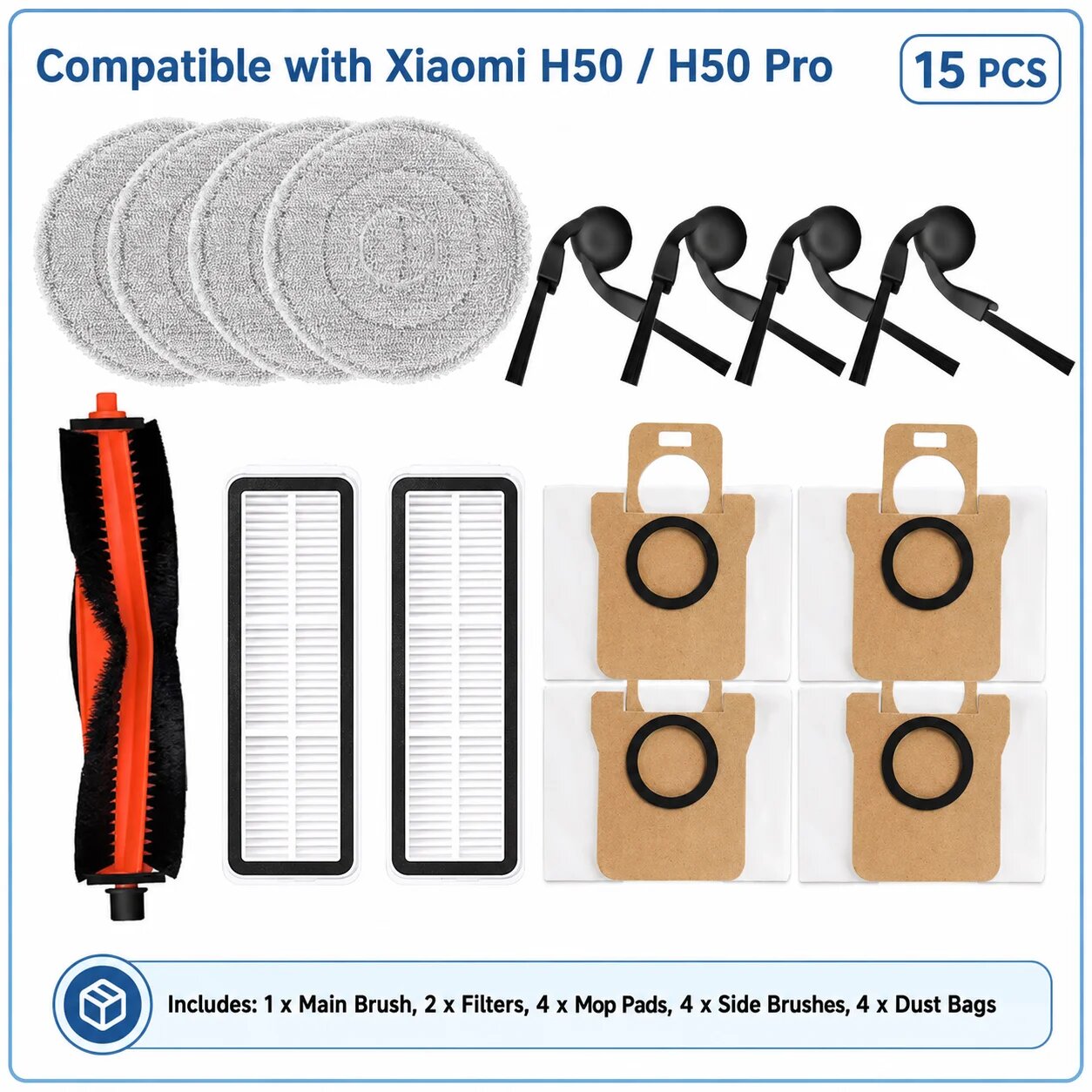 Аксессуары для робота-пылесоса Xiaomi 15P Value Kit