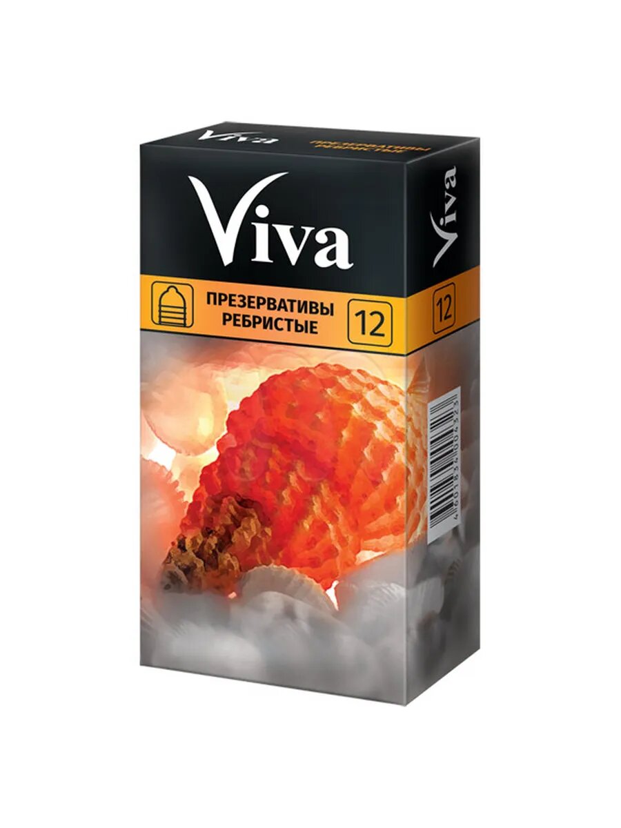 Презервативы Viva ребристые 12 шт