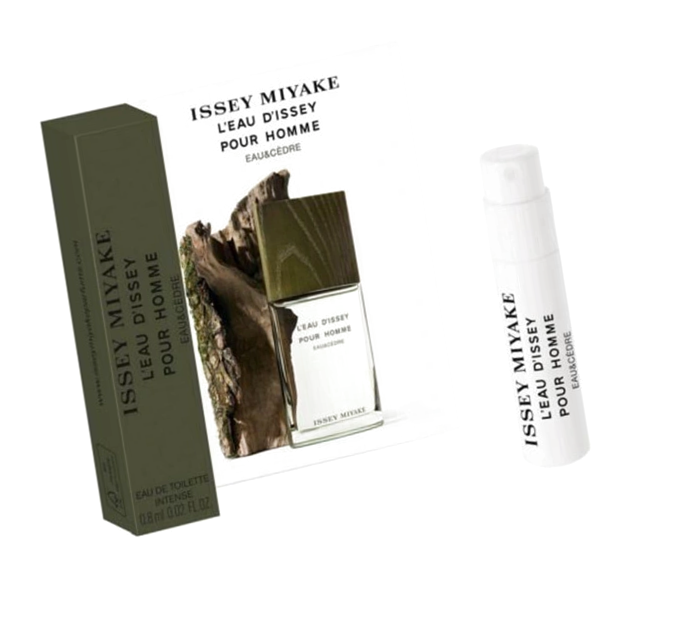 Пробник Issey Miyake L Eau D Issey Pour Homme Eau and Cedre для мужчин 0.8 мл - кедр