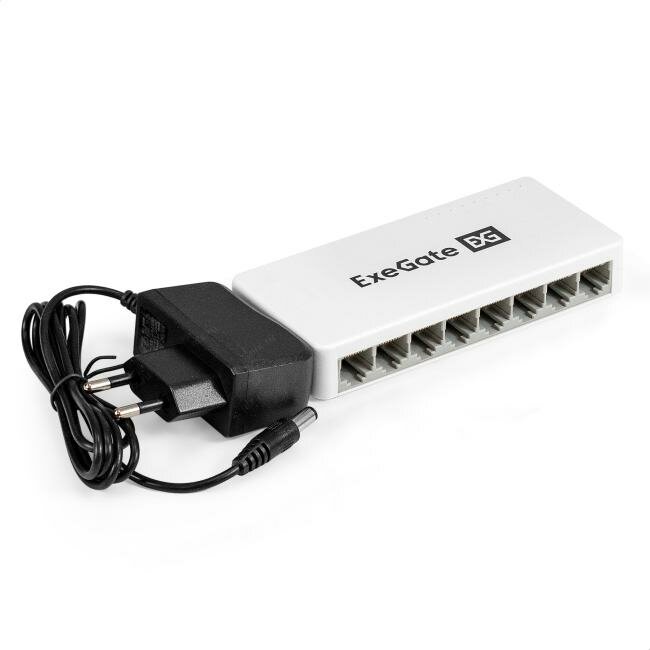 ExeGate EDGS-1008C 8-port Gigabit E-net Switch (8UTP 1000Mbps) EX298688RUS — фото 1
