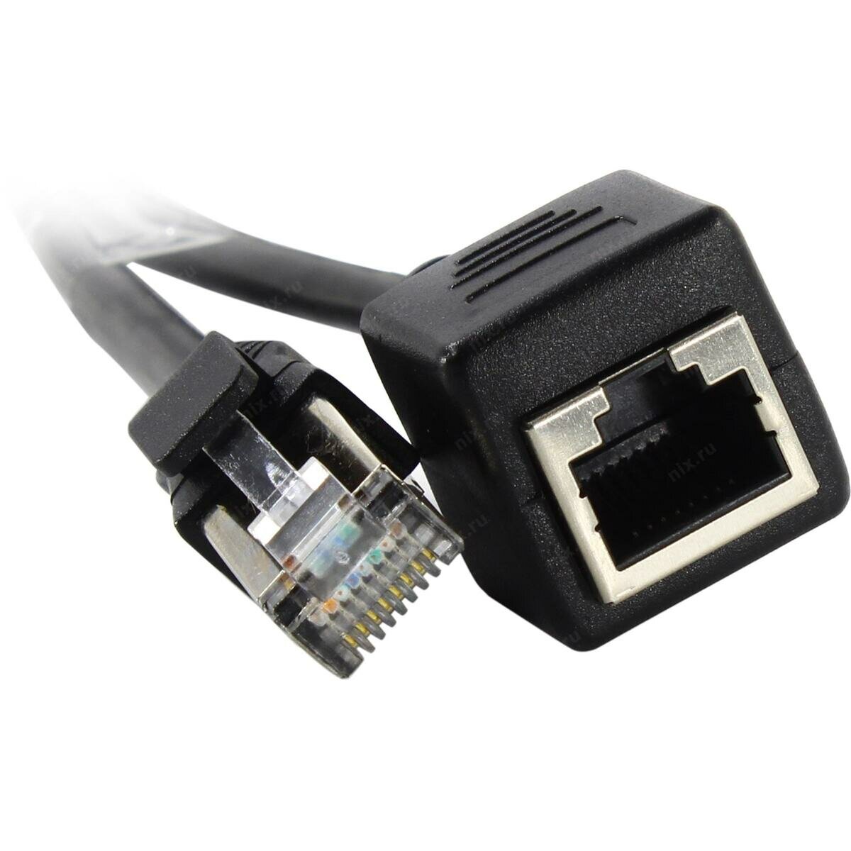 5bites PUT55-020E-BK Patch Cord удлинитель FTP кат.5e 2м, чёрный — фото 1