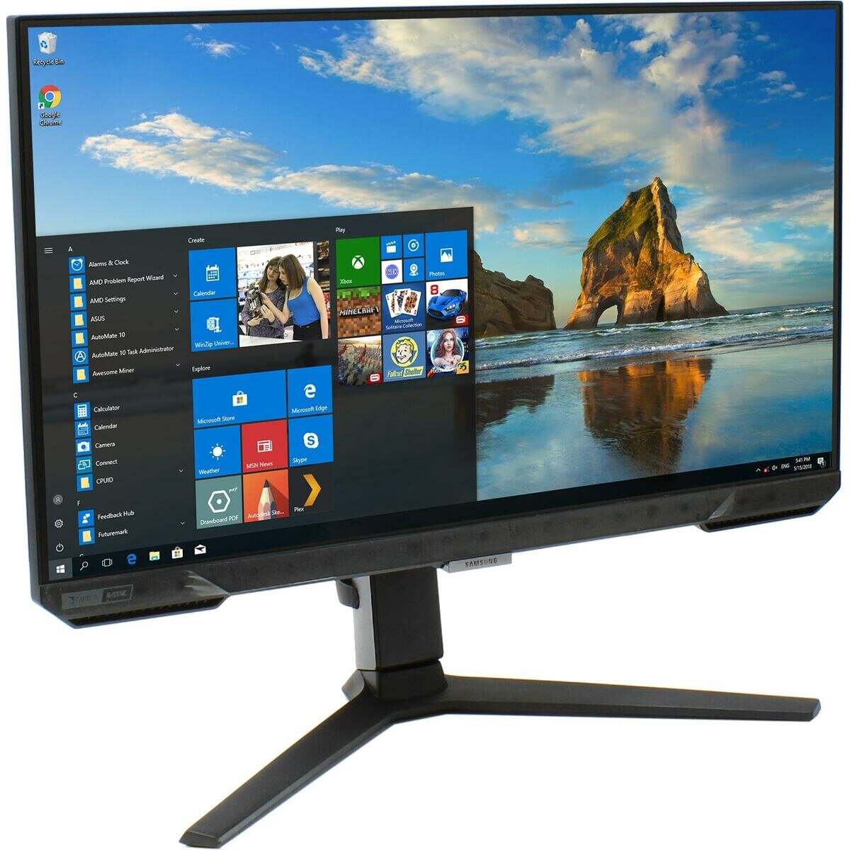 25" ЖК монитор Samsung Odyssey G4 S25BG400EI с поворотом экрана (LCD, 1920x1080, HDMI, DP)