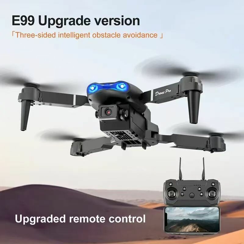 Квадрокоптер "E99 Pro", с камерой 4К, двойная камера, полёт до 30 минут
