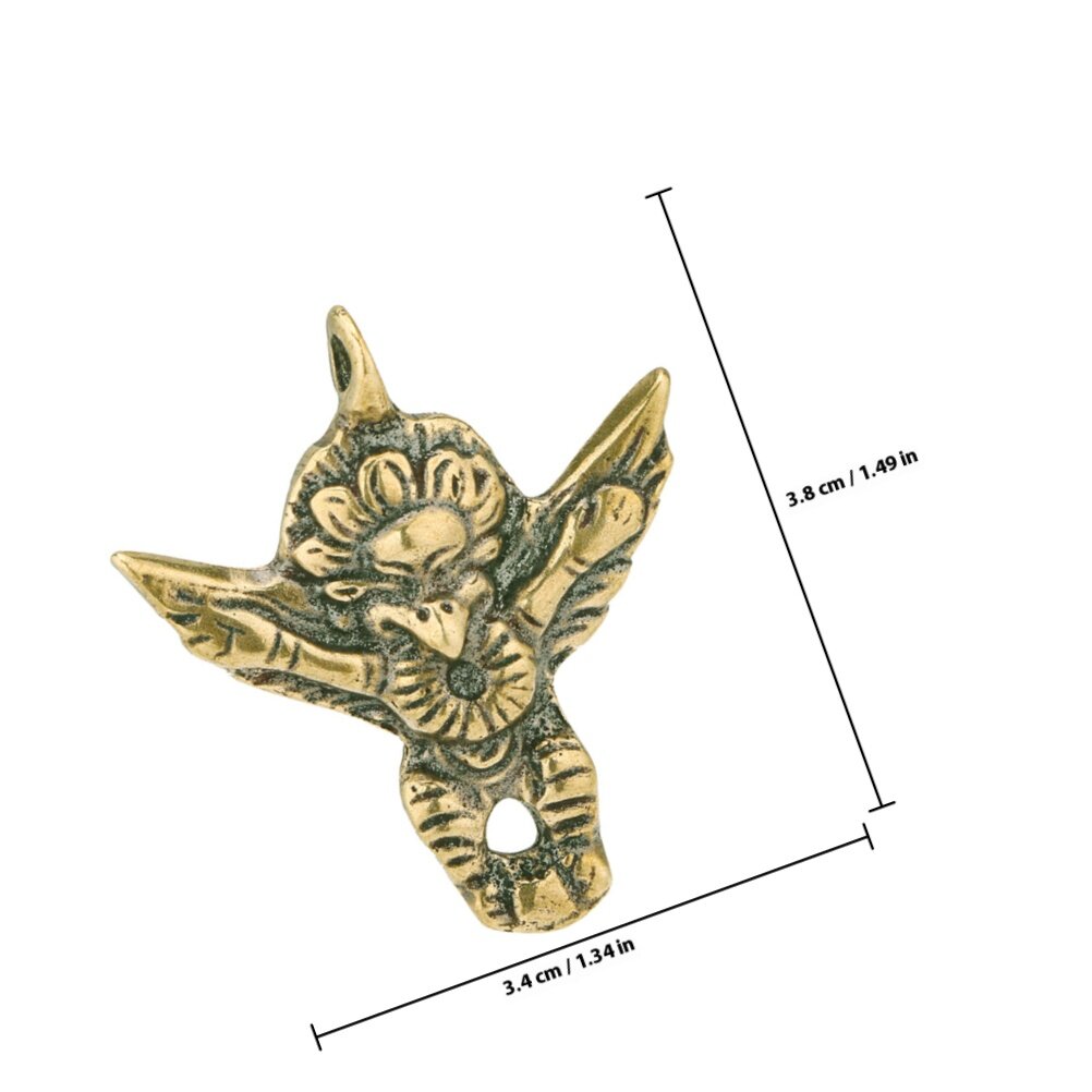 Винтажный Подвес Brass Птица 3 8x3 4 Cm Декор Для Столов И Ключей Идеальный Подарок Друзьям