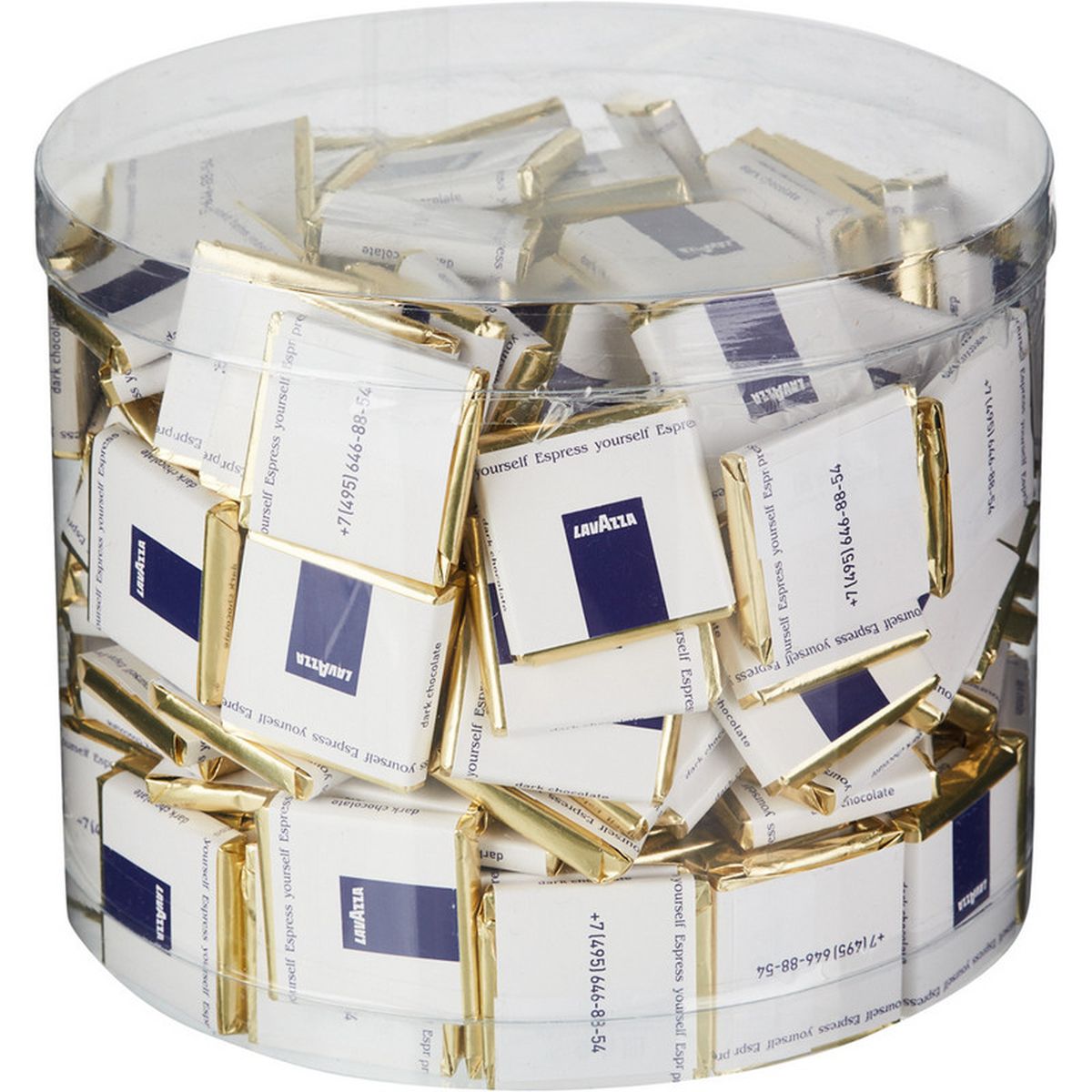 Шоколад порционный горький Lavazza 5г (250шт. в упаковке)