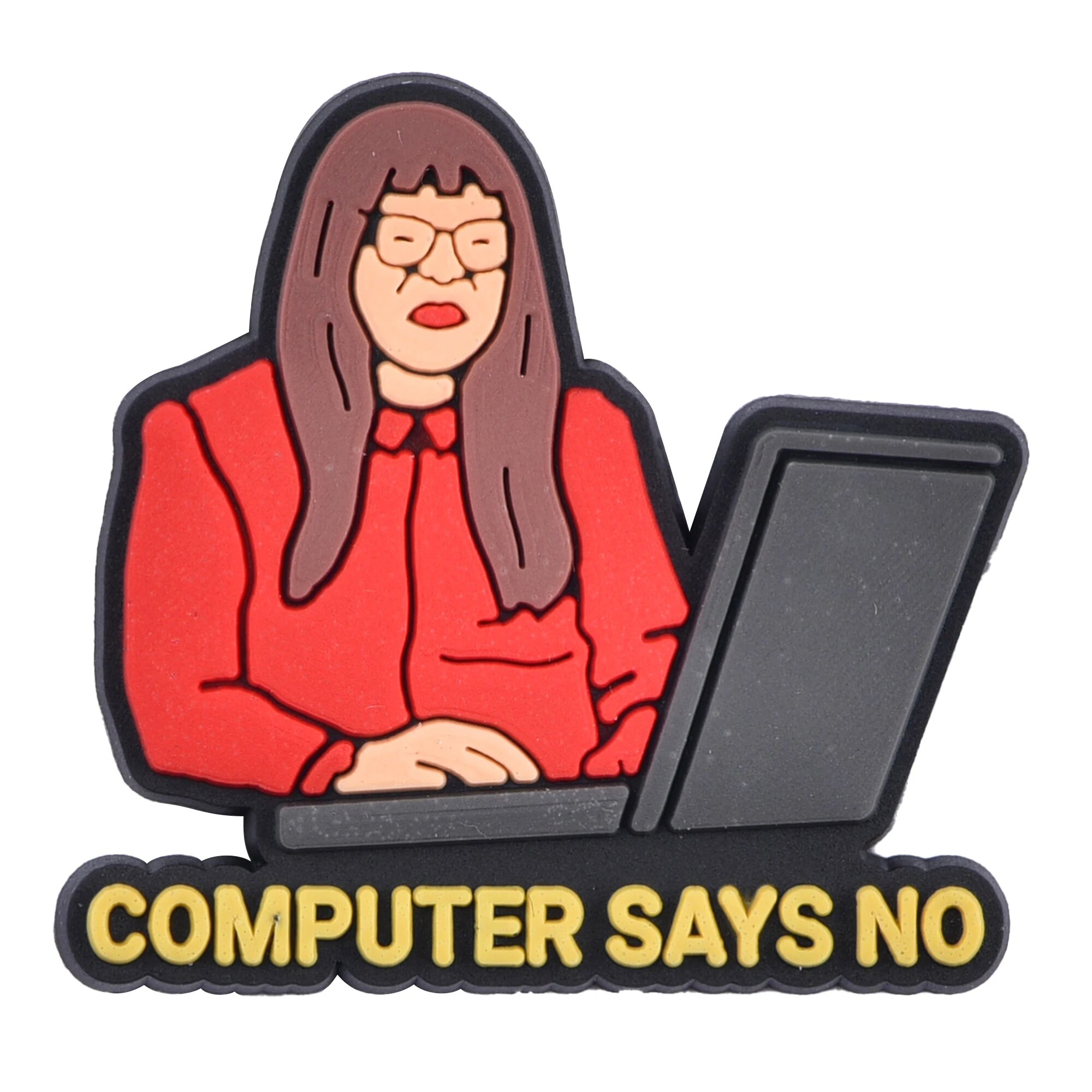 Шарм для обуви "Computer Says No" c35842
