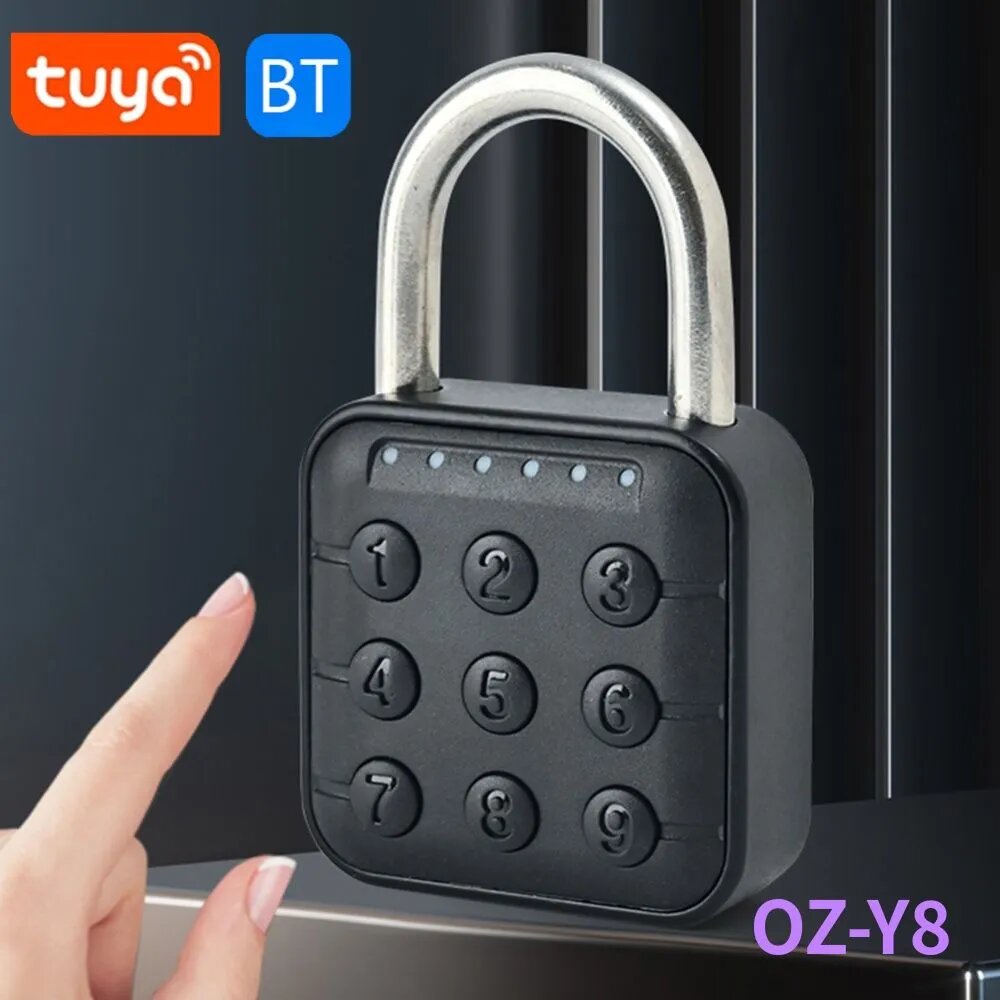 Электронный навесной замок TUYA SY13 с Bluetooth, защитой от коррозии
