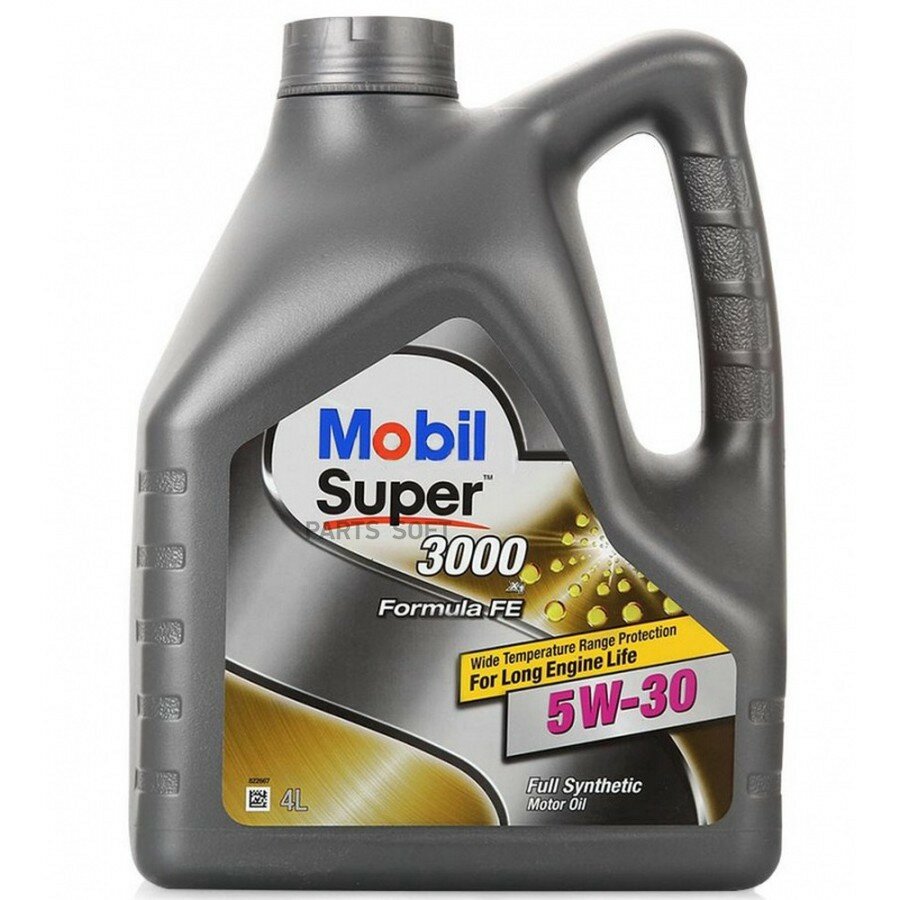 MOBIL SUPER 3000X1 FE 5W30 4L API SL/CF, ACEA A5/B5, Ford WSS-M2C 913- от официального дистрибьютора, MOBIL, артикул 152056