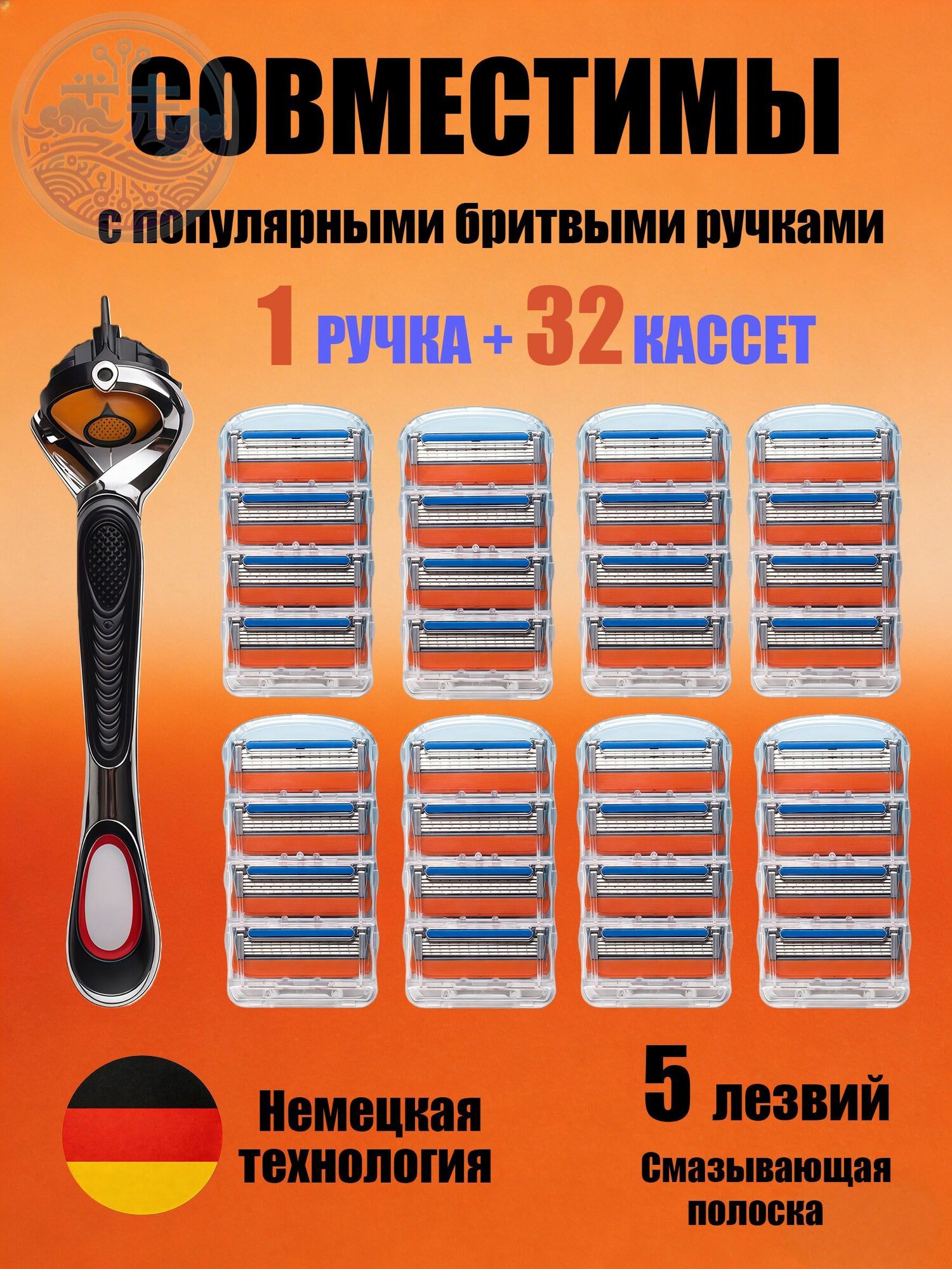 Сменные кассеты для бритвы