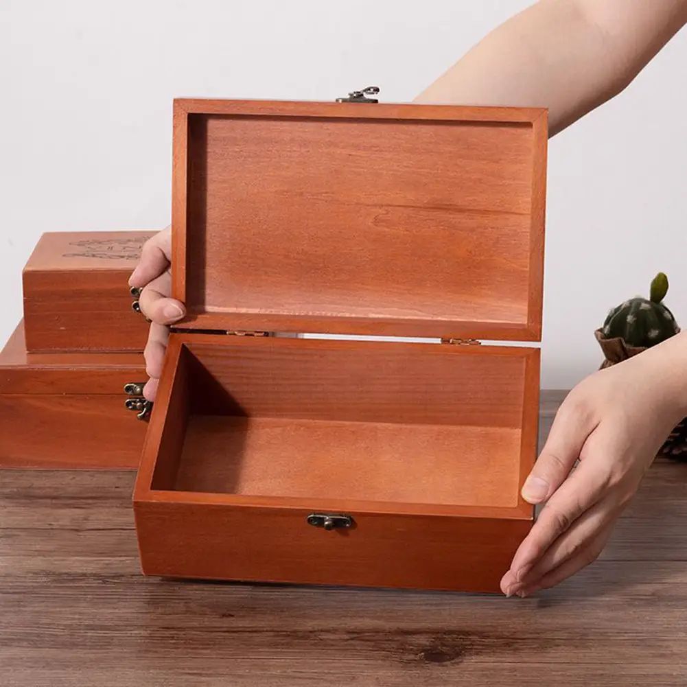 Кофр для хранения вещей 24x15x9 см 1 шт коричневый
