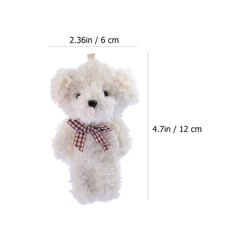 3 Штуки Милый Собачий Ключник Из Плюша Креативное Украшение Сумки 12Cm