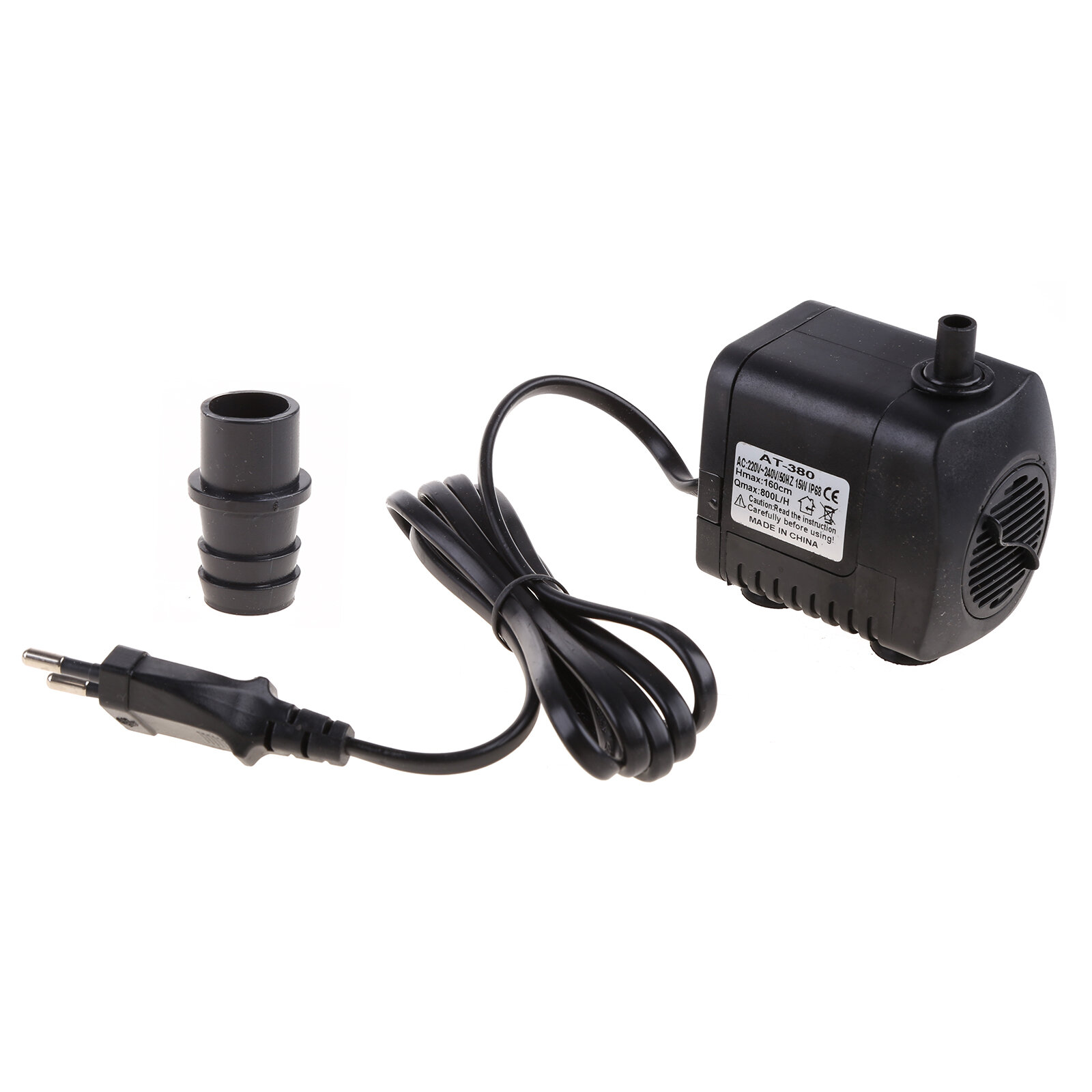 220V 15W EU Вилка 800л/ч Водяной Насос Регулируемый для