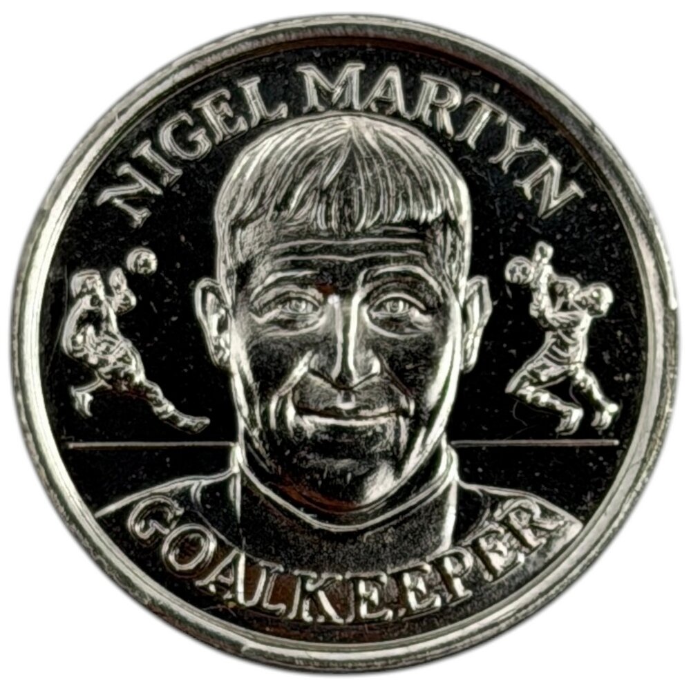 Великобритания, жетон "Сборная Англии по футболу - Найджел Мартин" 1998 г.