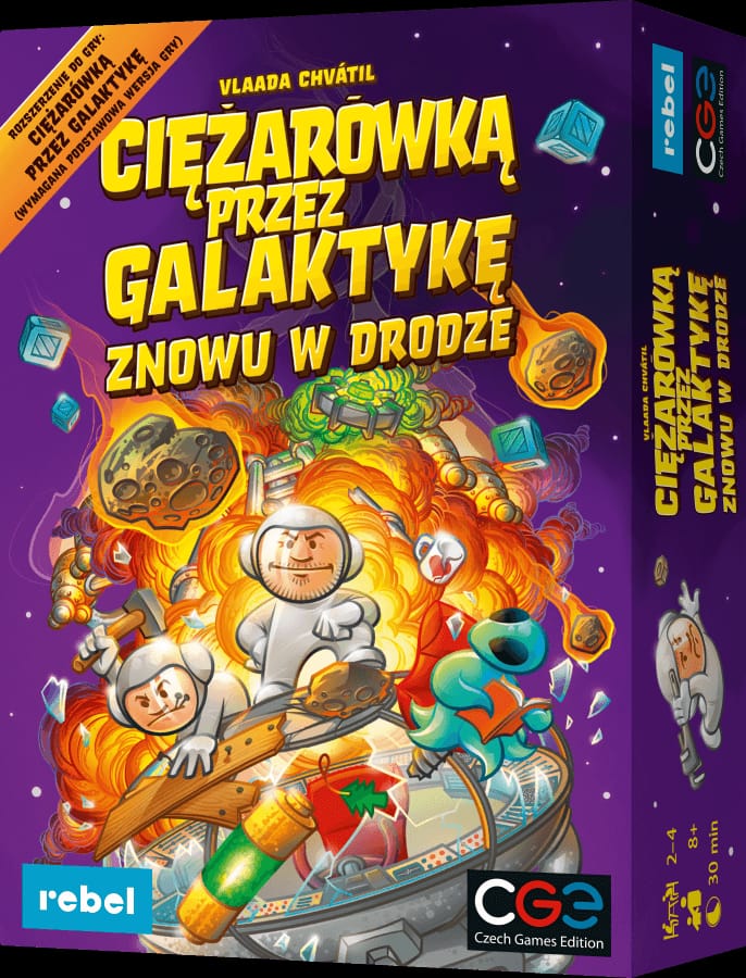 Настольная игра Rebel Грузовиком через Галактику Снова в пути, дополнение для детей