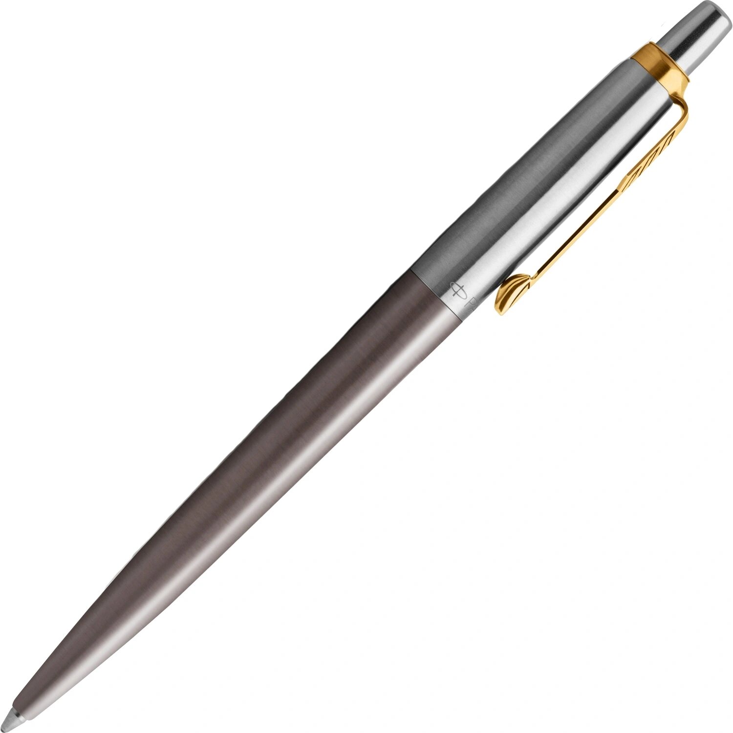 Parker Ручка шариковая Parker Jotter Grey GT цвет чернил синий, цвет корпуса серый (артикул производителя 2213723)