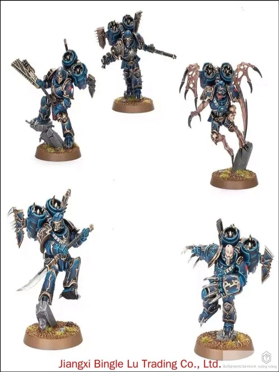 Команда "Убийственное Крыло" Повелителей Ночи (Смола, Литье) / Night Lords Murderwing Kill Team (Resin, Cast)