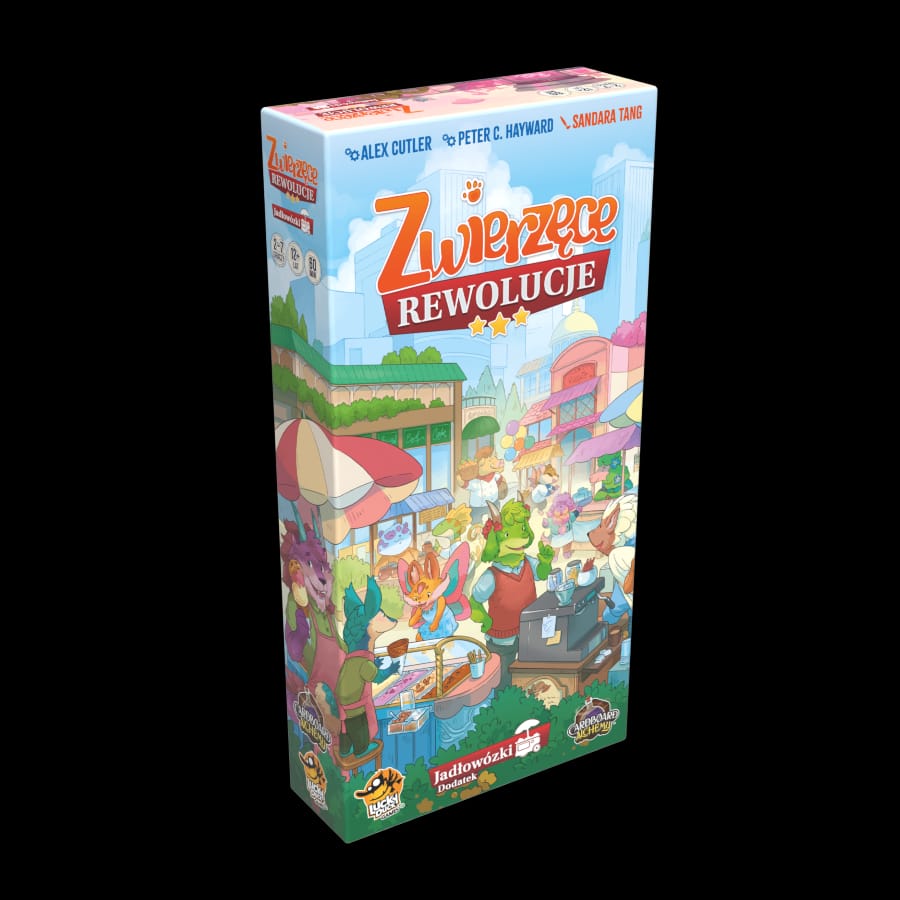 Дополнение для настольных игр Lucky Duck Games "Звериные революции Фудтраки", для детей