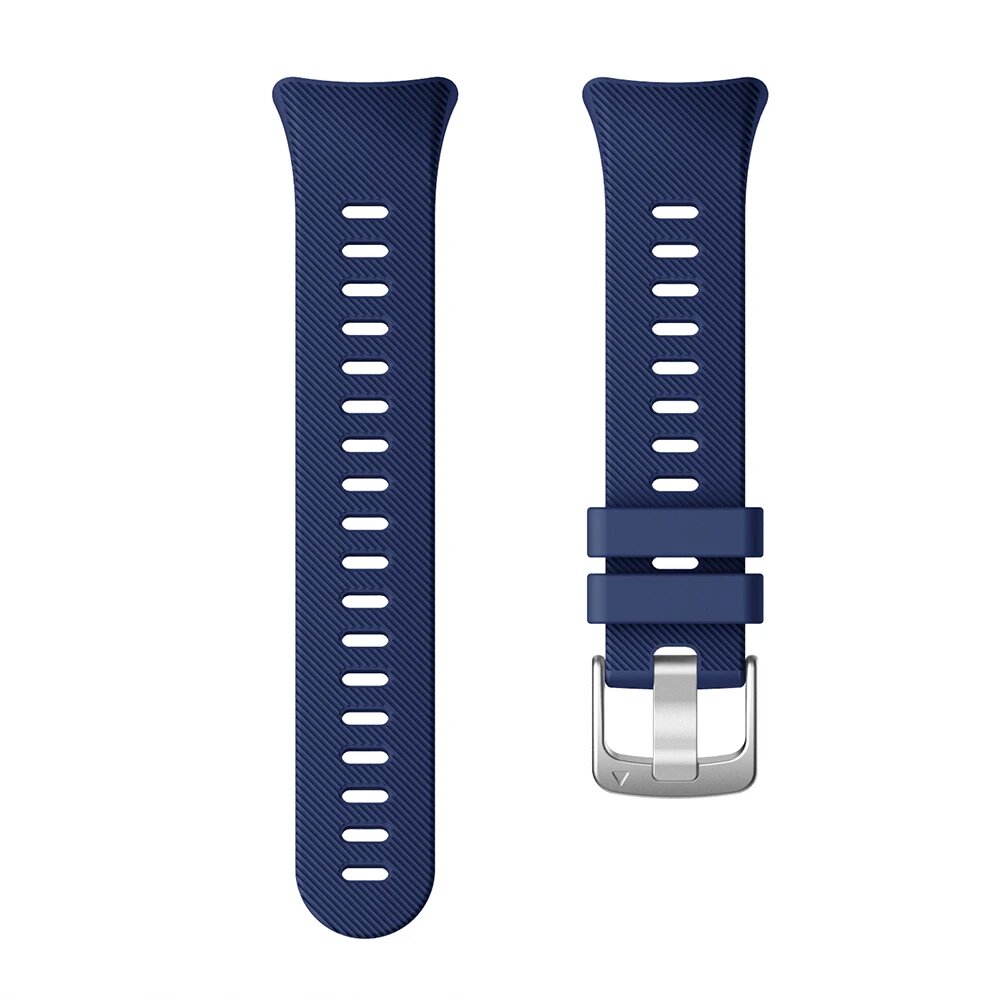 Силиконовый ремешок темно-синий для Garmin Swim 2, Forerunner 45 45S