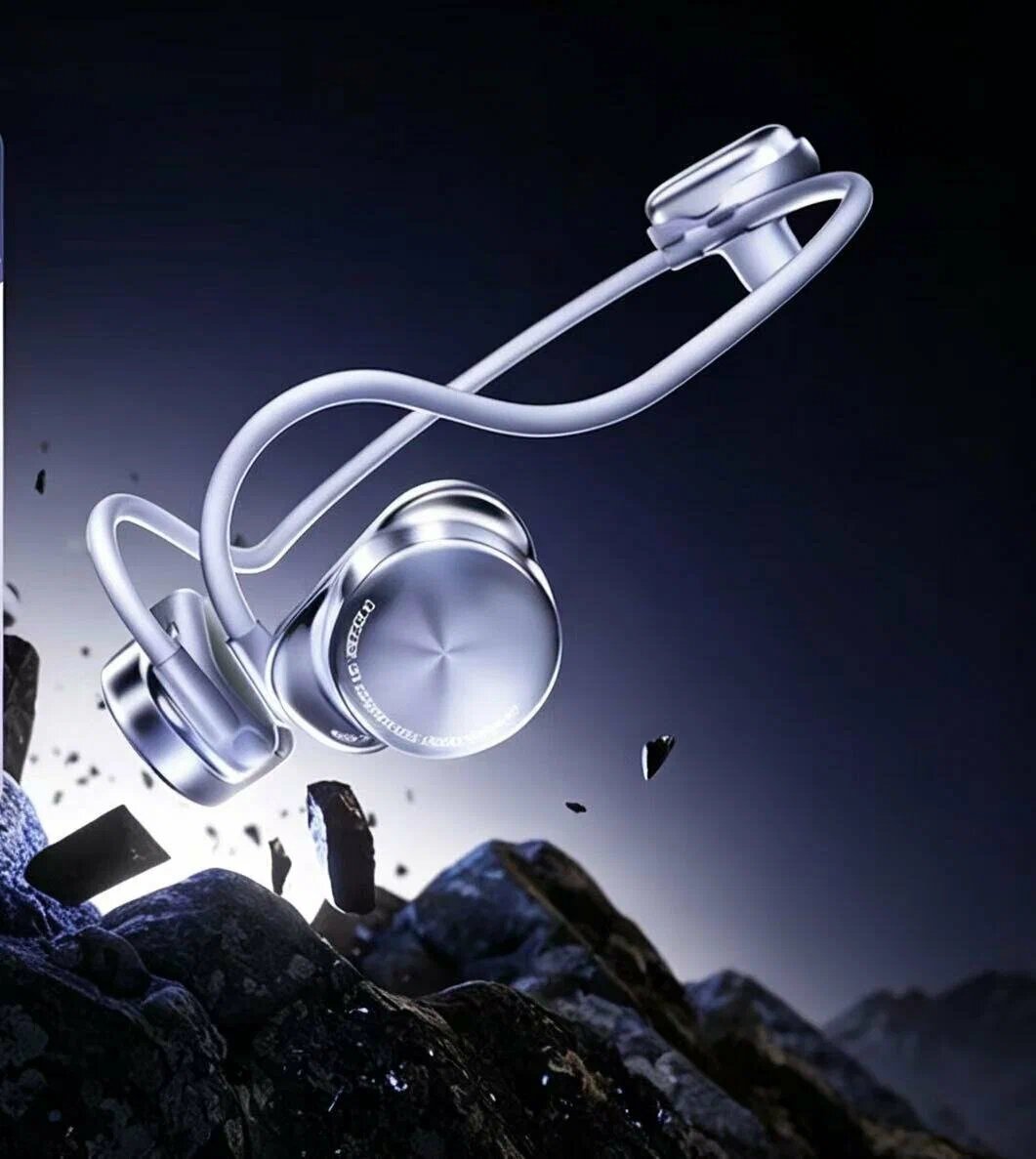 Наушники ROSESELSA Speakfeel Bluetooth, открытые, с умным звуком, костной проводимости, PURPLE