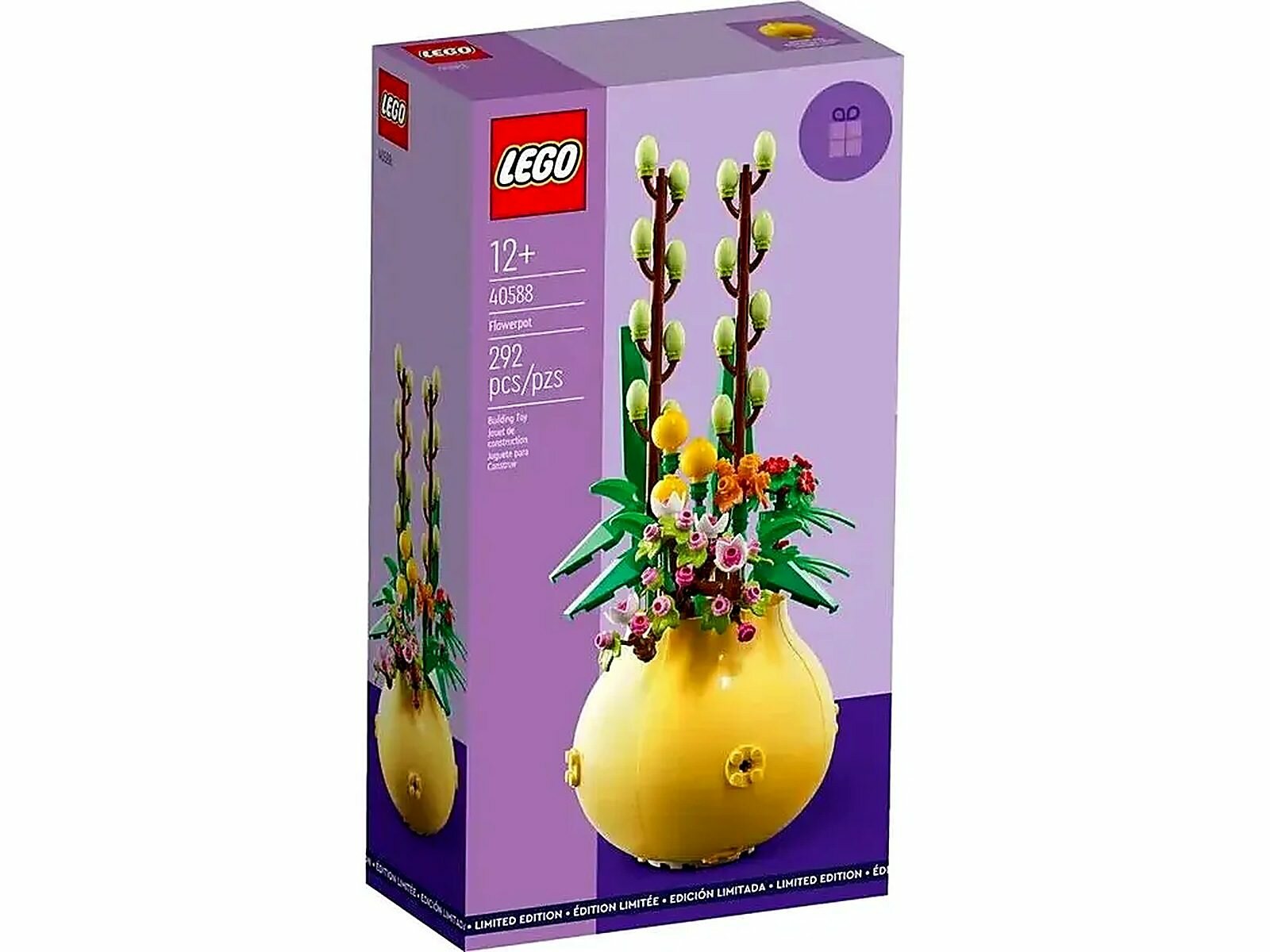 "Хочу Лего" / LEGO 40588 - Цветочный горшок (эксклюзив!), тип Конструктор