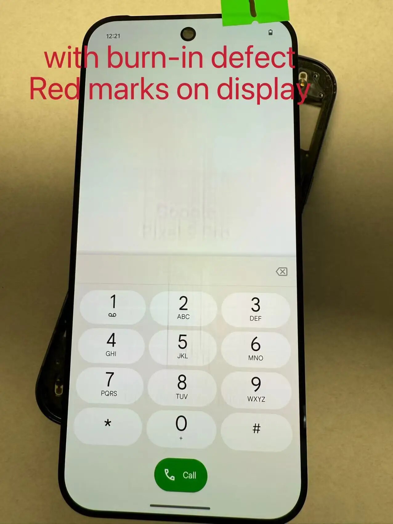Для Google Pixel 9 Pro: ЖК-дисплей с сенсорным экраном в сборе, с дефектами в 1with marks defects