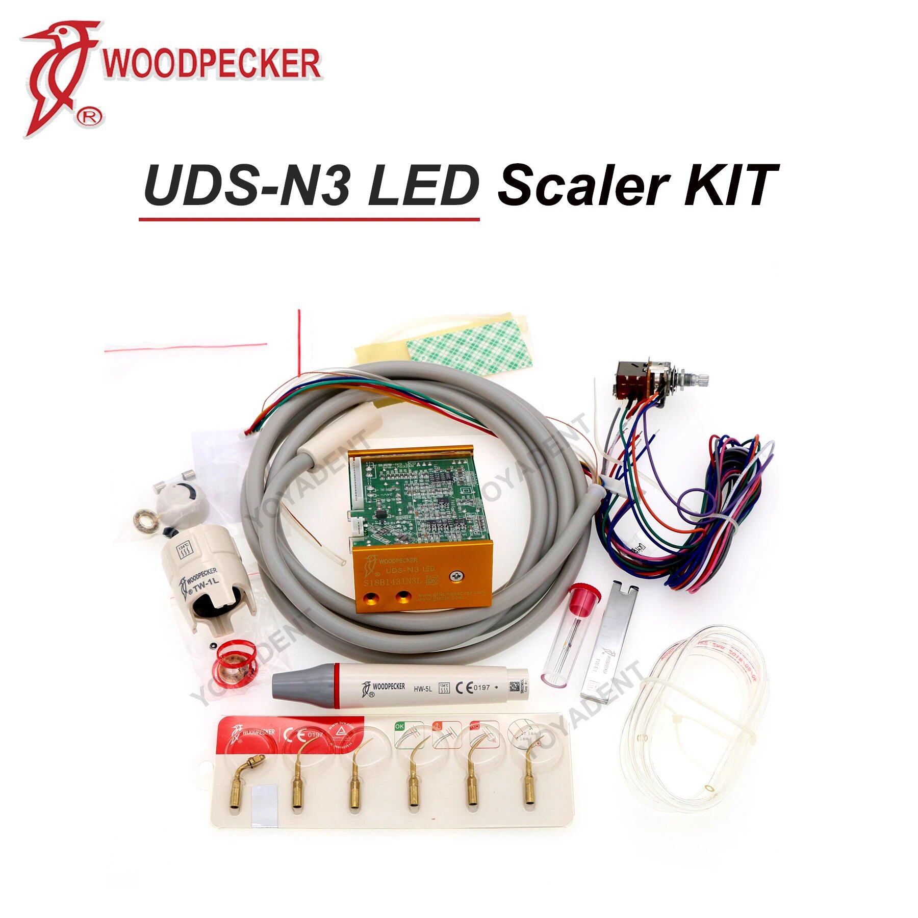 Ультразвуковой скалер Woodpecker Dental N3 для эндодонтии N3 LED Scaler KIT