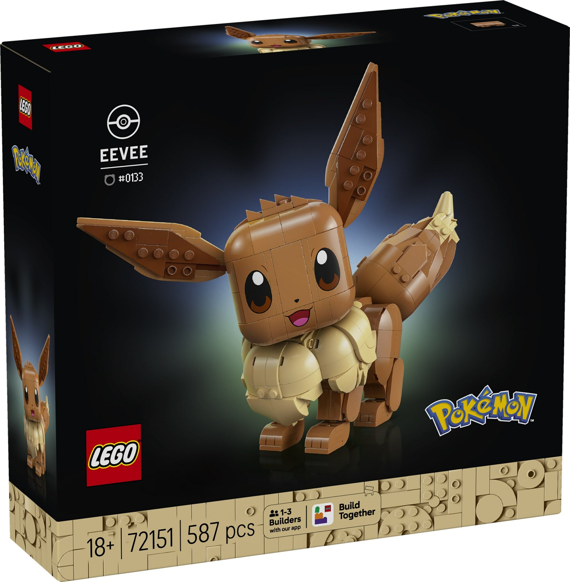 Конструктор LEGO Pokemon 72151 Покемон Иви, 587 деталей