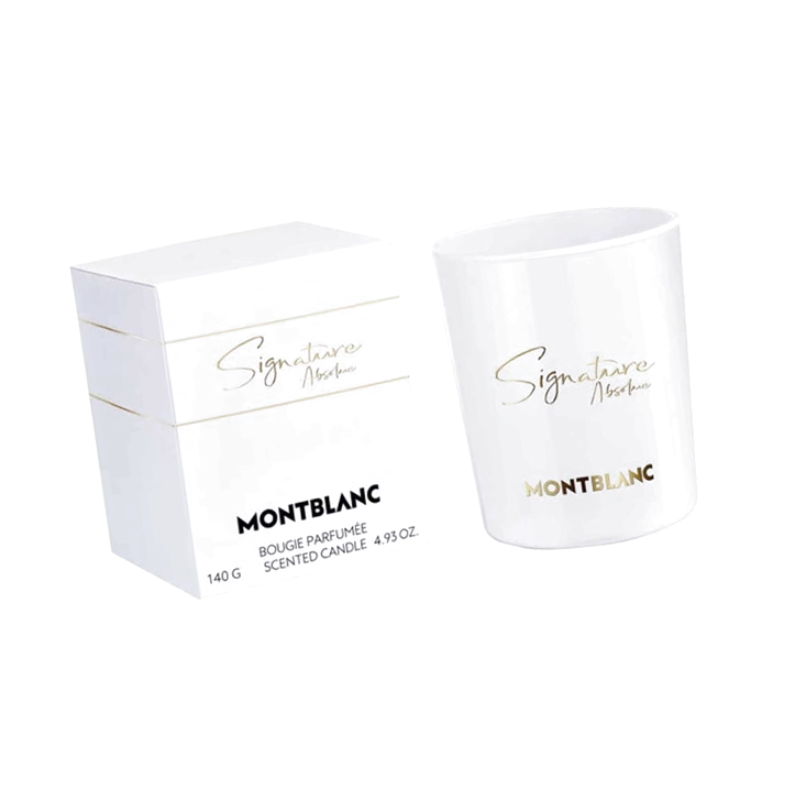 Монблан Сигнатур Абсолю ароматическая свеча 140 гр - Montblanc Signature Absolue