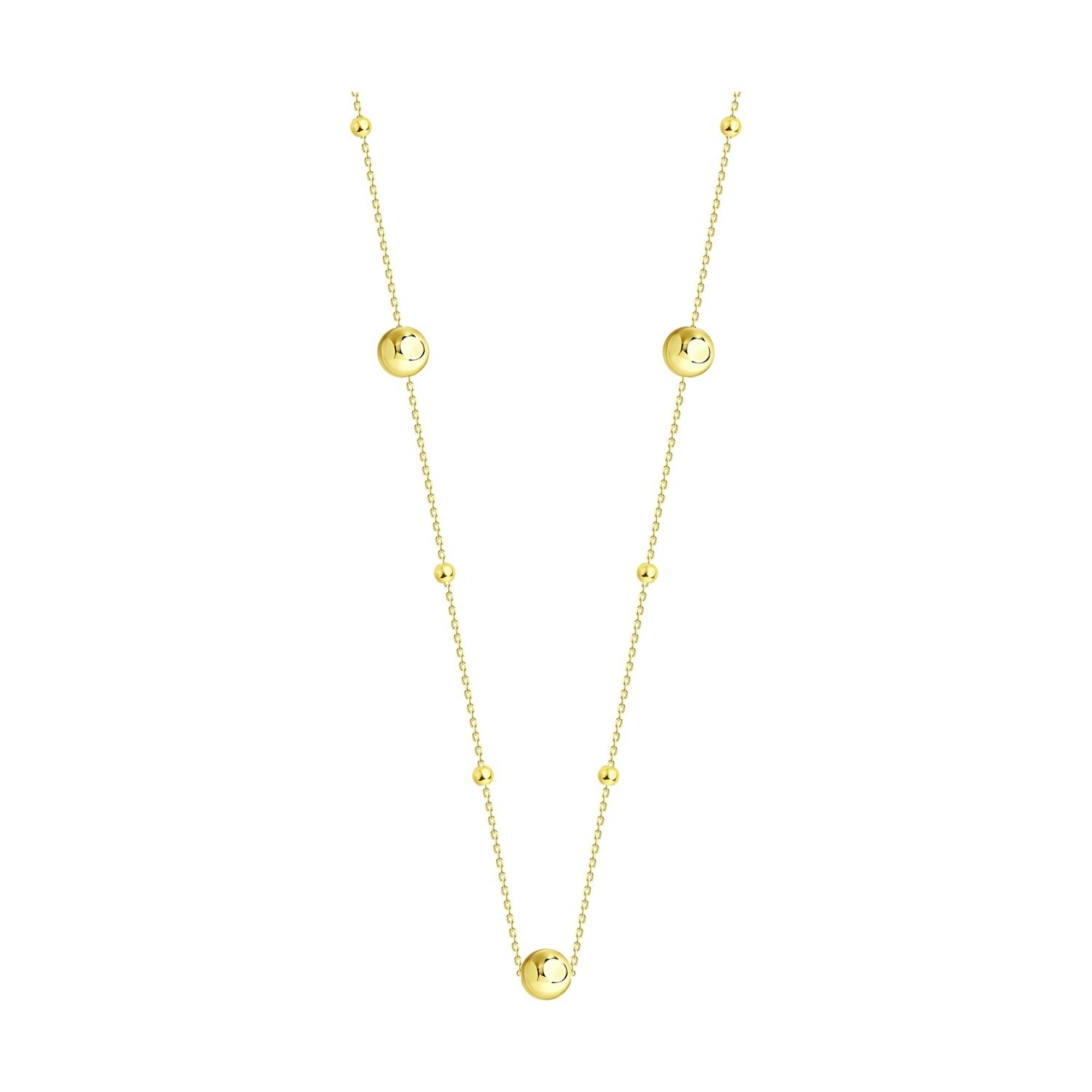 Колье Diamant online, желтое золото, 585 проба