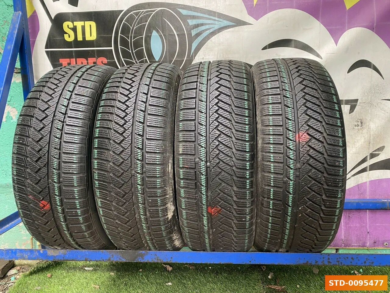 Комплект (4 шт) зимних БУ шин Continental ContiWinterContact TS 850 P 225/55 R18 40% износ 8274067149