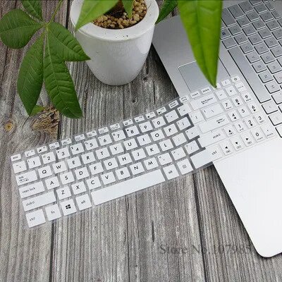 Чехол для клавиатуры Asus VivoBook Pro 15, силиконовый Белый, White
