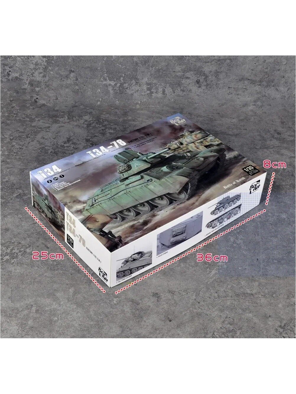 KNOW EASY-Border BT-009 1/35 T34E T34-76 Два в одном Модель сборки танков (Нет модели солдат.)