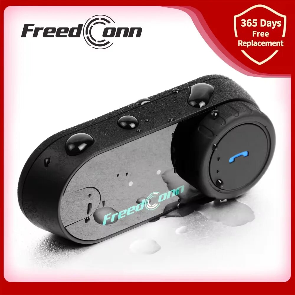 Мотогарнитура Freedconn T Com VB С Bluetooth 5.0, FM-радио, 6 Динамиками, One Set T COM VB