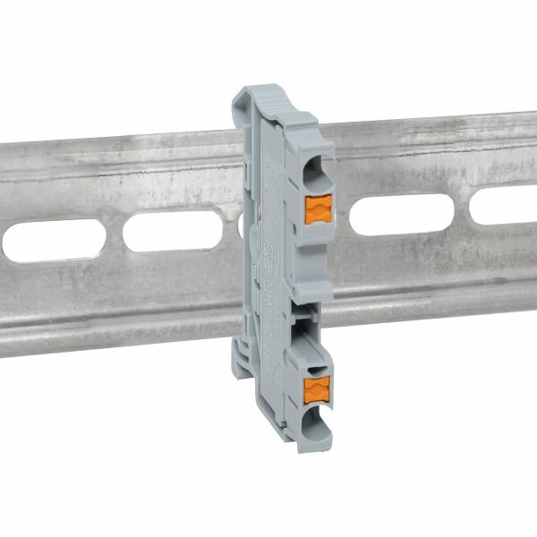 Клемма проходная Push-in 2.5 мм2 серая EKF EKF PIT-2,5