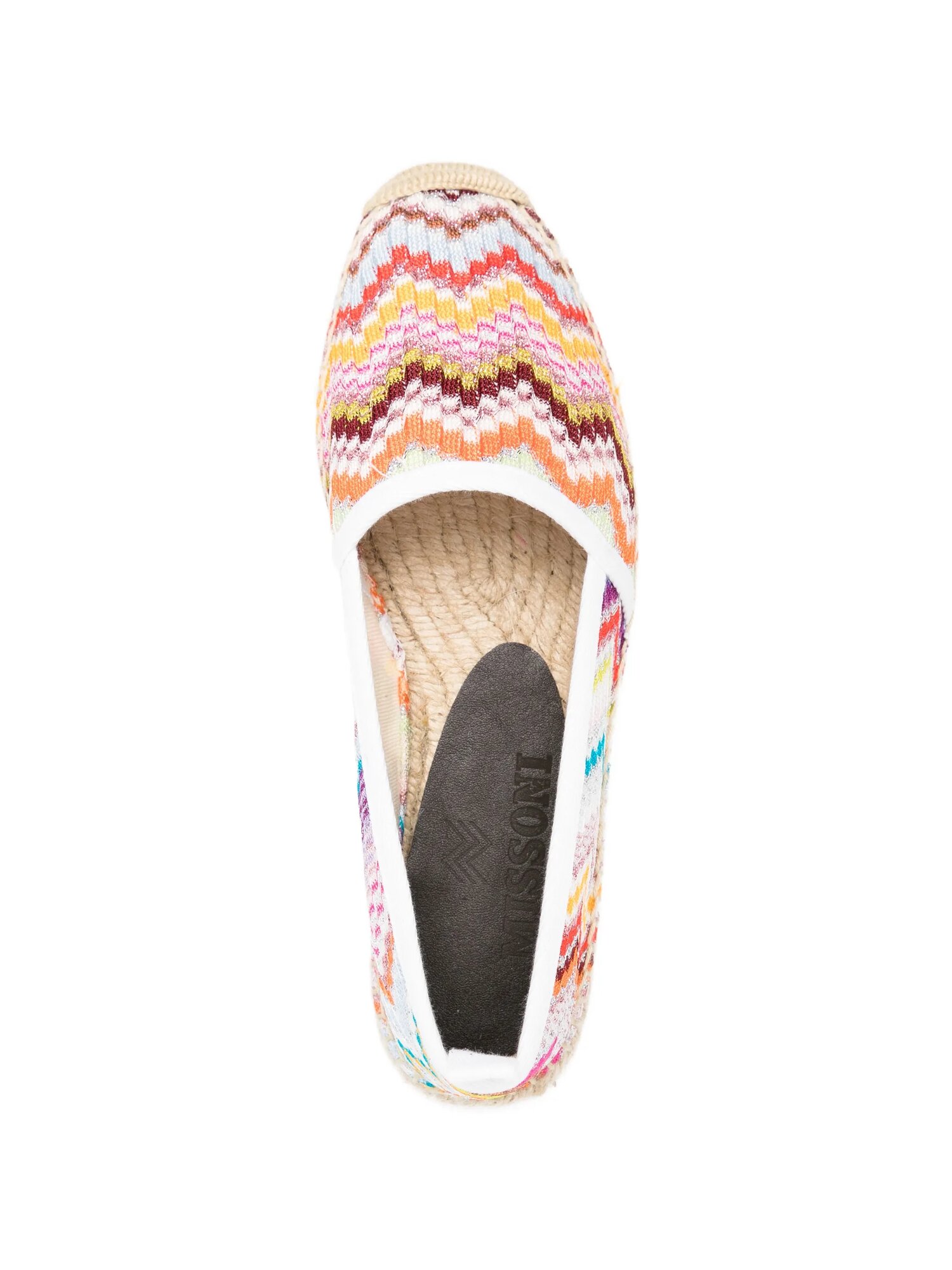 Эспадрильи Missoni Chevron-pattern espadrilles, размер 37, white — фото 1