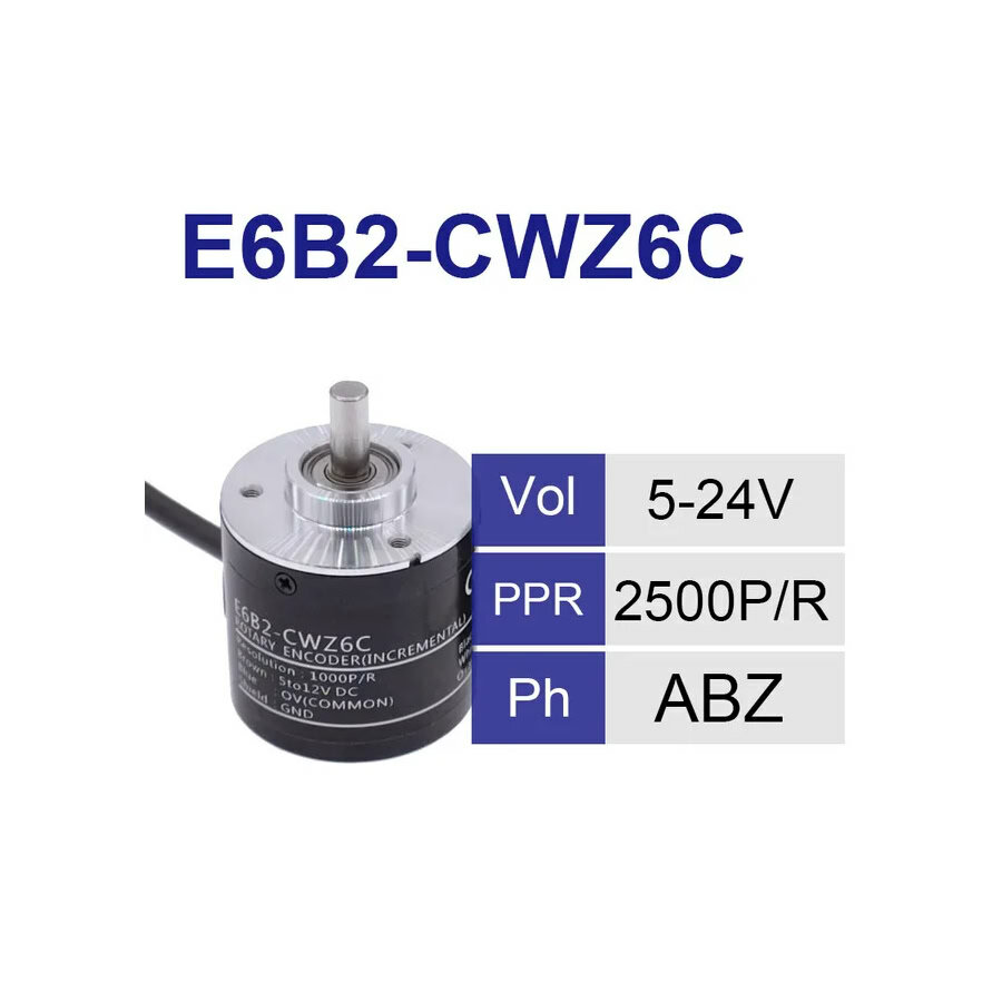 Энкодер ABZ 2500ppr E6B2-CWZ6C