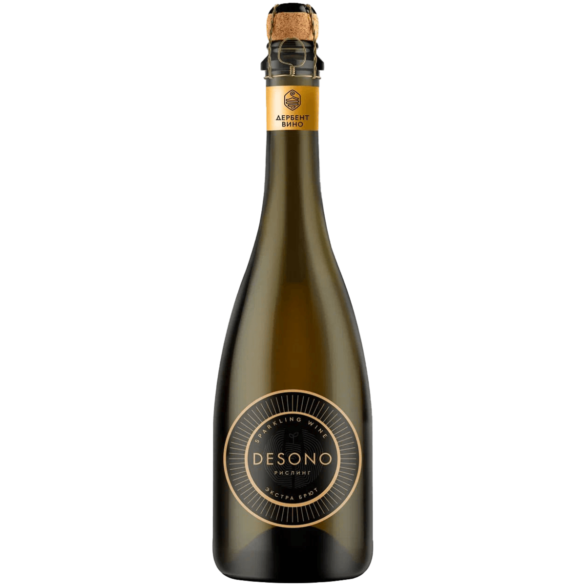 Вино игристое Desono Рислинг белое экстра брют 0,75 л