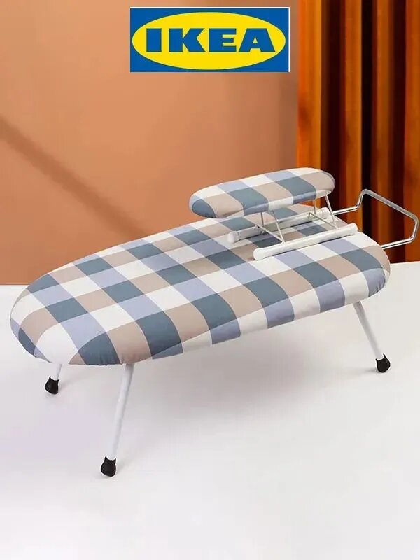 IKEA Настольная раскладная гладильная доска для дома с чехлом из хлопка разноцветная