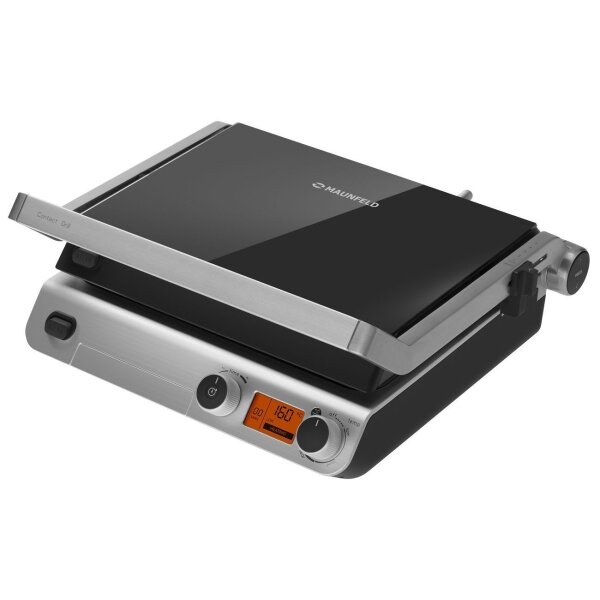 Электрогриль Maunfeld MF-1311B нержавеющая сталь/черный