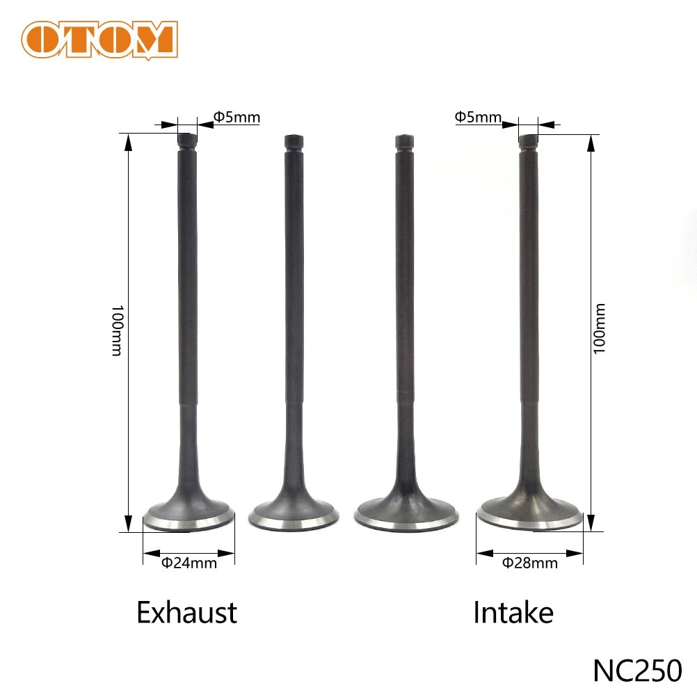 OTOM клапаны двигателя NC250, 24/28 мм