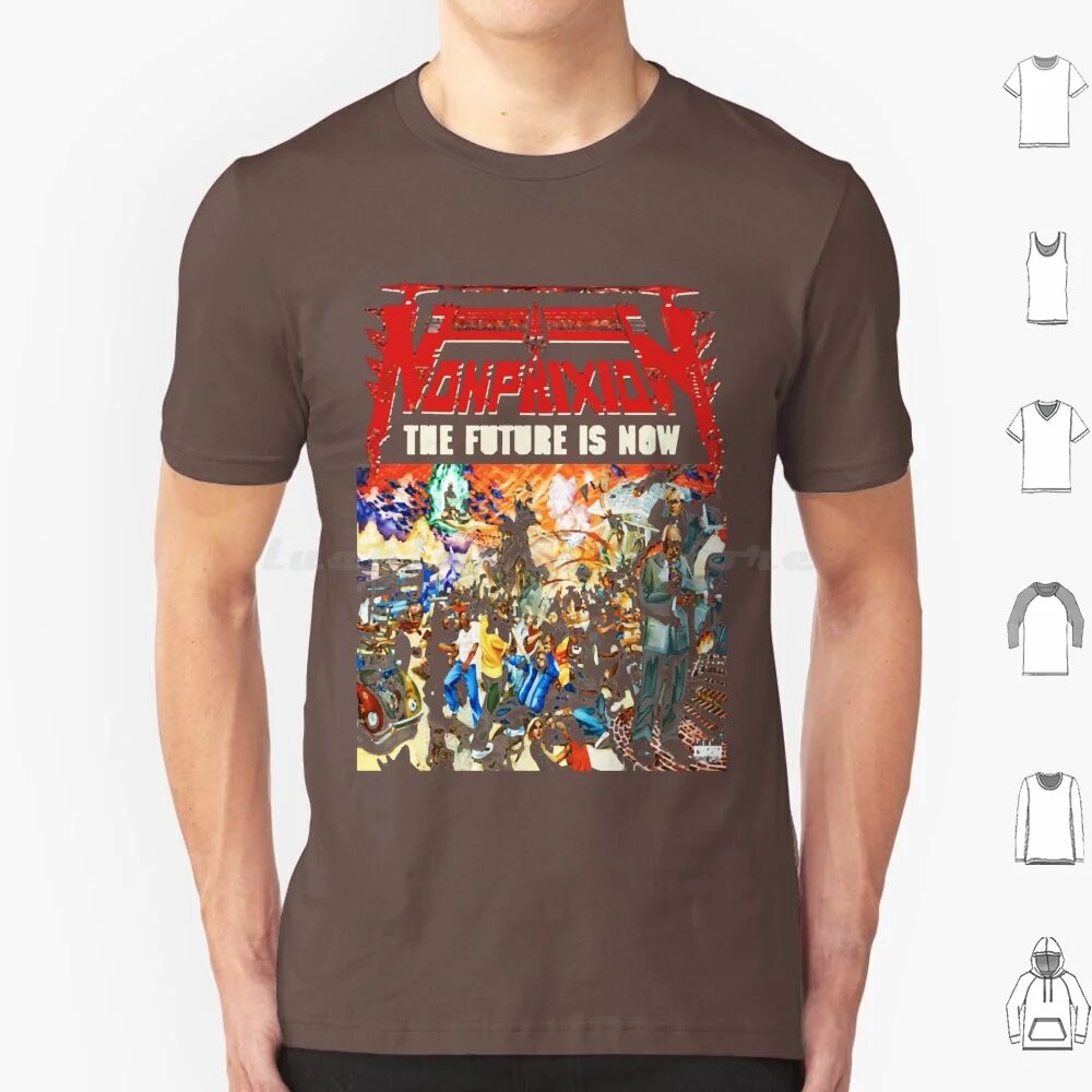 Футболка Non Phixion The Future Is Now, Коричневый, XXL