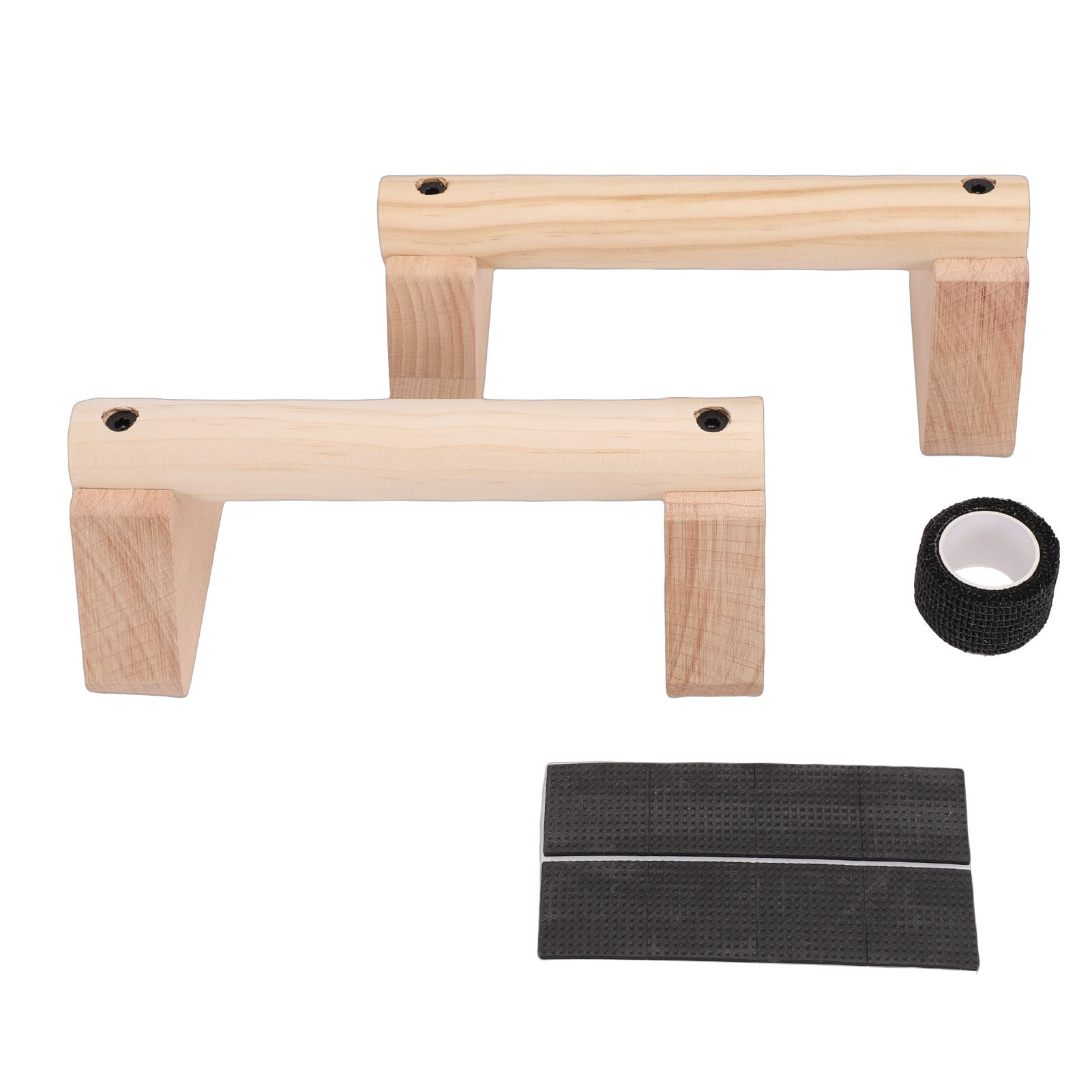 2 шт. брусья для отжиманий из букового дерева, деревянная балансировочная балка, тренажер для домашнего использования, 20 см / 7,9 дюйма