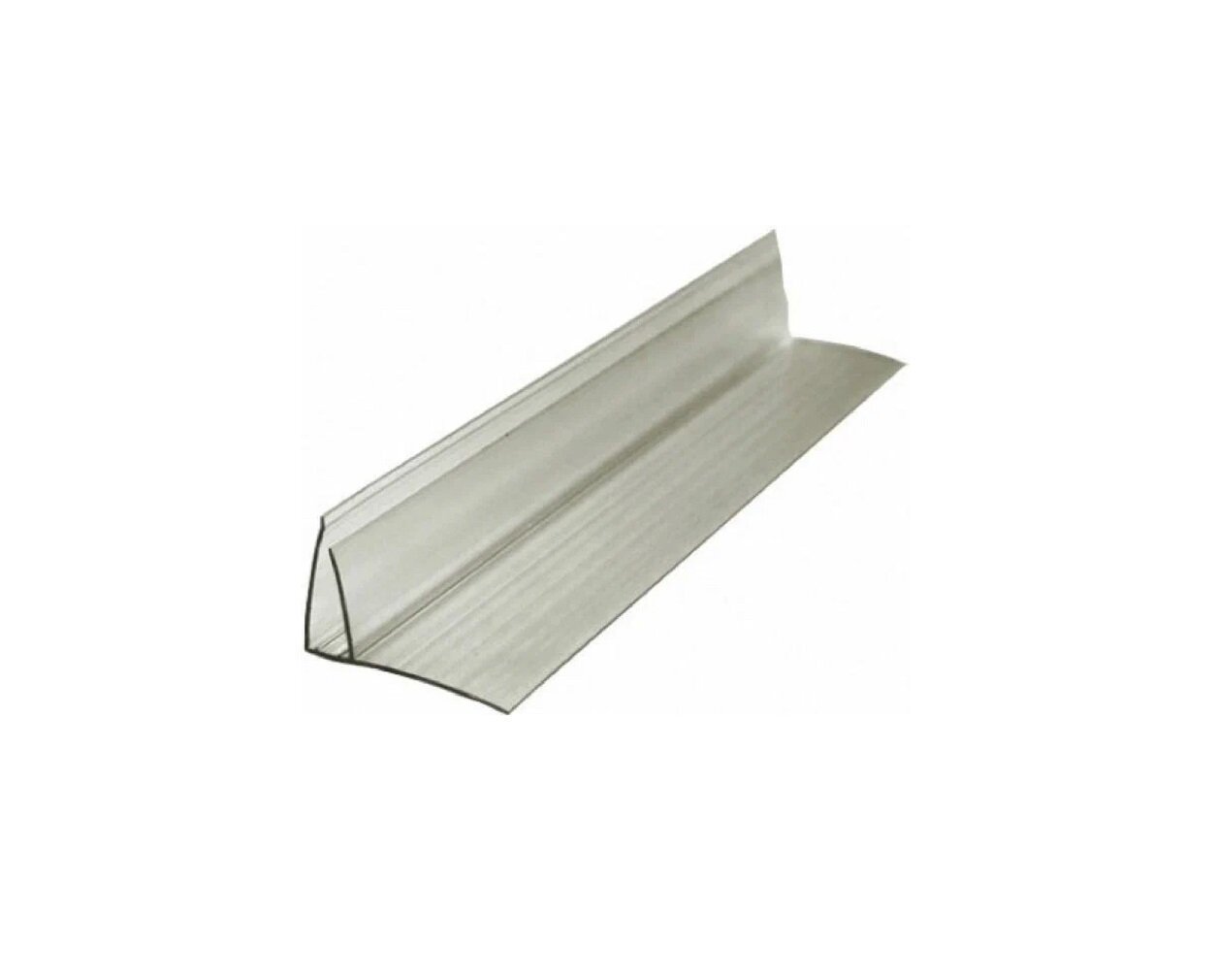 Профиль FP профиль пристенный прозрачный для поликарбоната 4мм (6м)